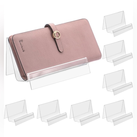 Bags | Clear Acrylic Wallet Display Standset Of 2 | Poshmark